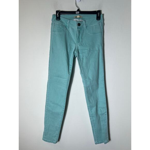 CAbi | Jeans | Cabi Teal Blue Skinny Ankle Jean Sz 2 | Poshmark